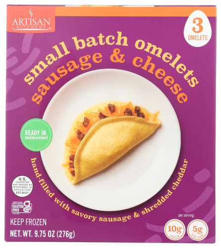 Artisan Small Batch Sausage & Cheese Omelets 9.75oz – Veruca Harmony Grove
