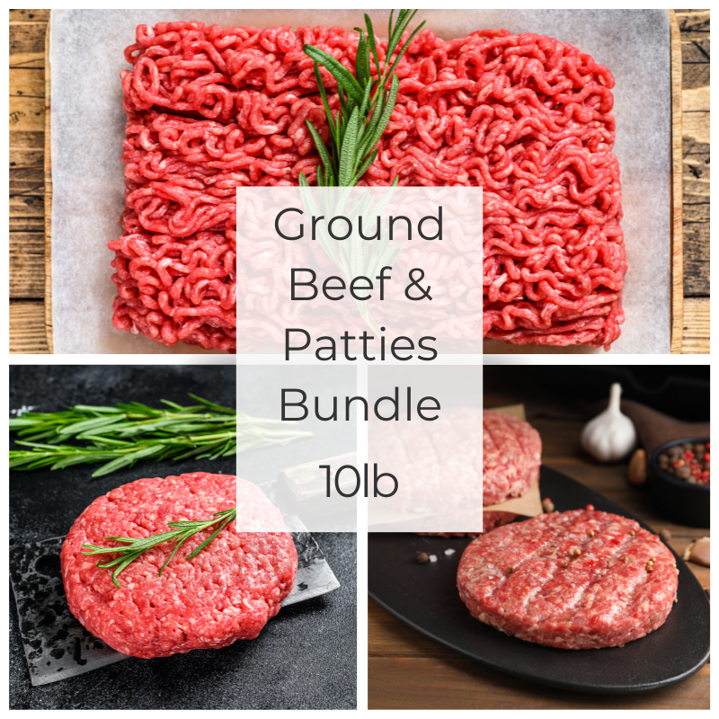 Kuhn Family Meats - Ground Beef & Patties Bundle – San Elijo 2