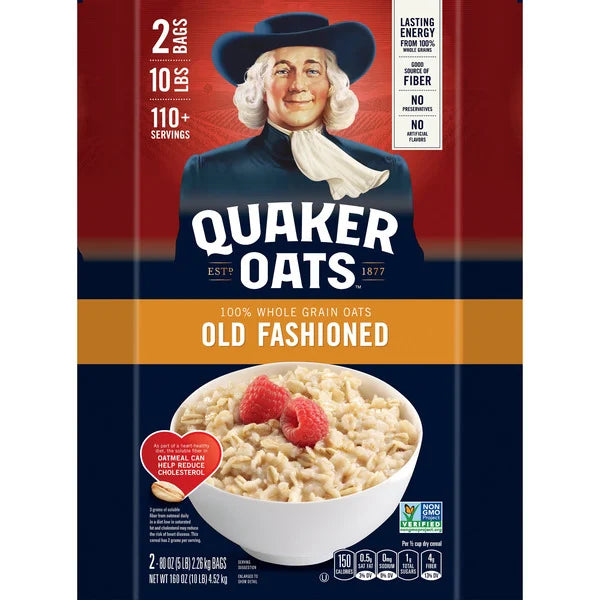 Quaker Oats Old Fashioned Oatmeal, 10 lbs – Veruca San Elijo 2
